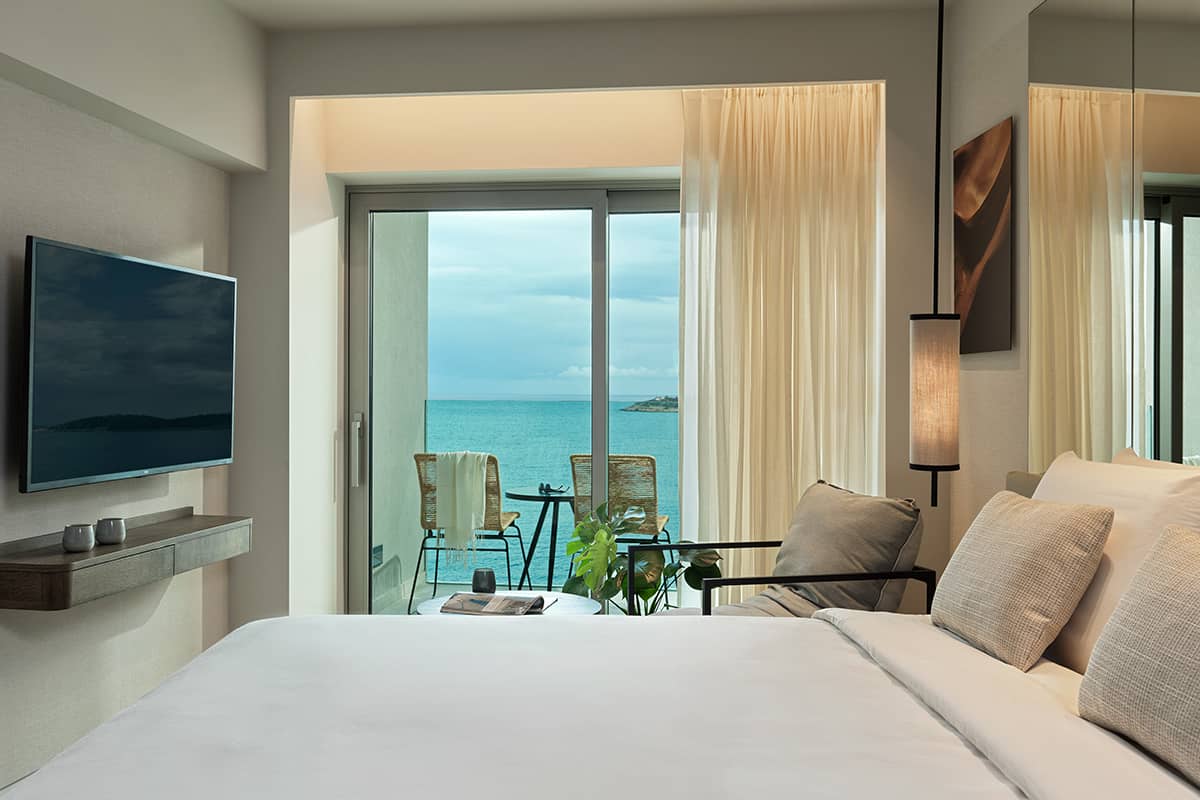 Enjoy the plush comfort of our Deluxe Superior Front Sea View rooms ...